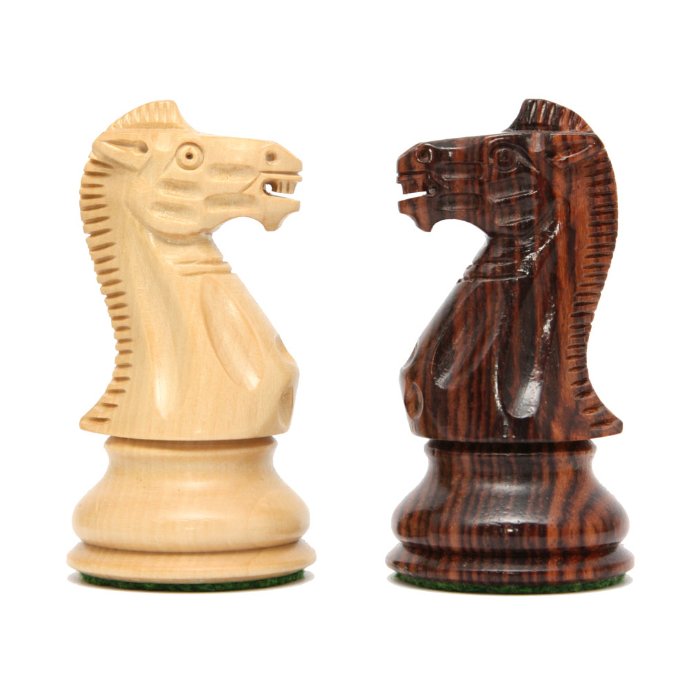 Lion Chess - Classic, 4" Rosewood Chess Pieces - MidRange