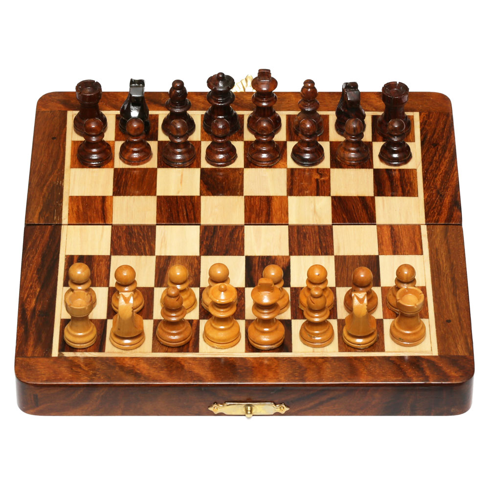 Lion Chess 7 Sheesham Magnetic Chess Set Magnetic lion-chess-7-sheesham-magnetic-chess-set-magnetic